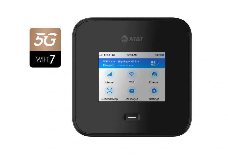 Nighthawk® M7 Pro 5G WiFi 7 Mobile Hotspot Router for AT&T